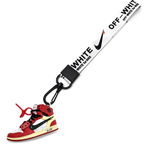 IMPORTUNK 1 pair ONLY Sneaker Keychain Jordan Retro 1 shoes Bulls star for mens and women Jordan's