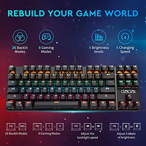 CHONCHOW ond handed gaming keyboard (M801C)