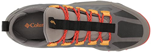 Columbia Men's Flow Borough Low Sneaker, Stratus/Mango, 10.5
