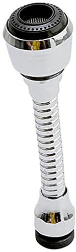 Faucet Extension Tubes,360° Water Swivel Faucet,Splash-Proof Faucet, Adjustable Tube Bathroom Extension Water Tap Kitchen Accessories