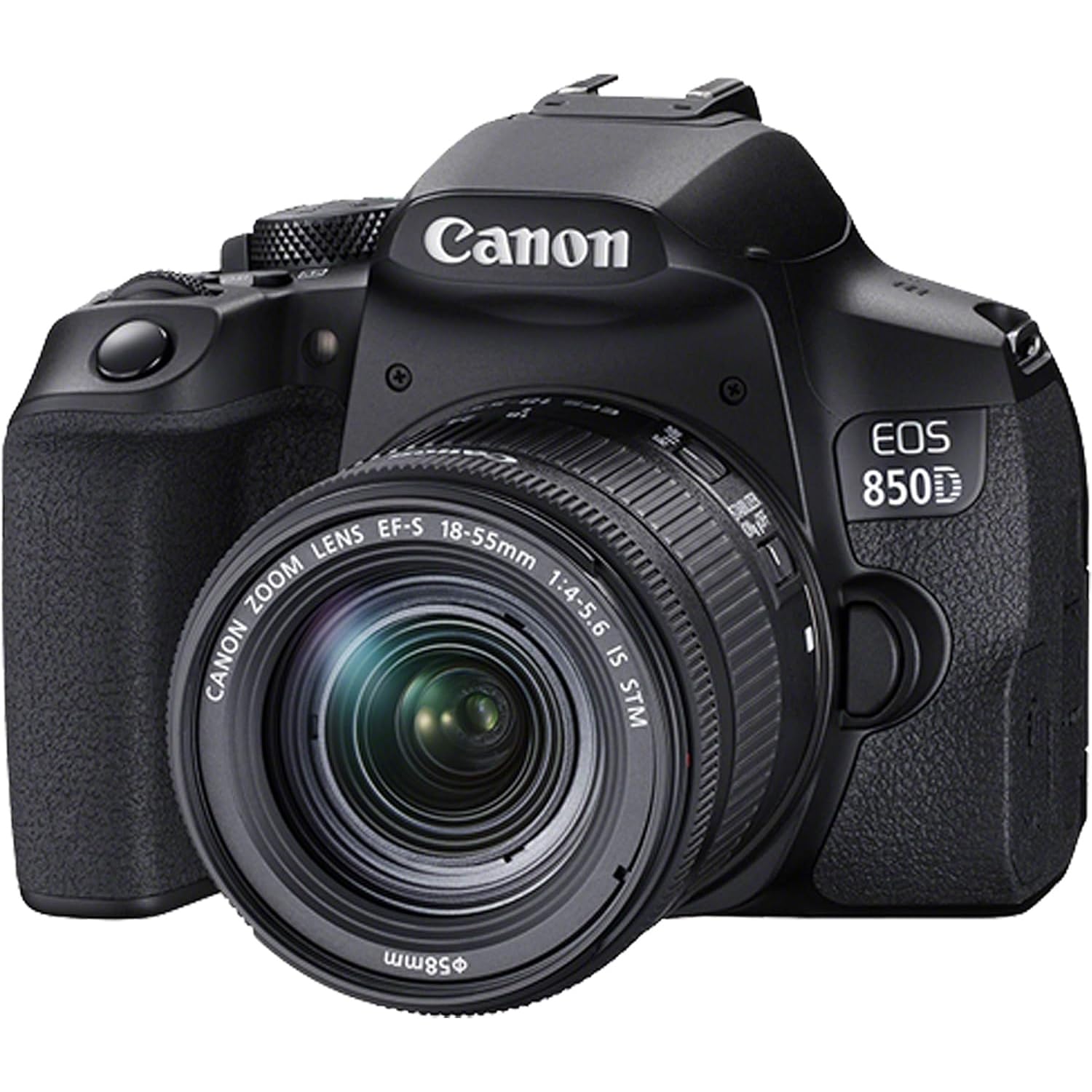 Canon EOS 850D (Rebel T8i) DSLR Camera with 18-55mm Lens + 128 GB Memory + Spare High Capacity Battery + Filters + Tripod + Mini Tripod + More (30 pc Bundle)
