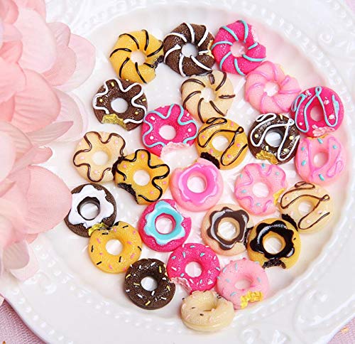 happyblockbuilder LPS Accessories Miniature Dollhouse Compatible with Littlest Pet Shop and Barbie Food Drink Craft Sets Random Gift Bag Lots; Pets NOT Included… (Pastry 6pc.)