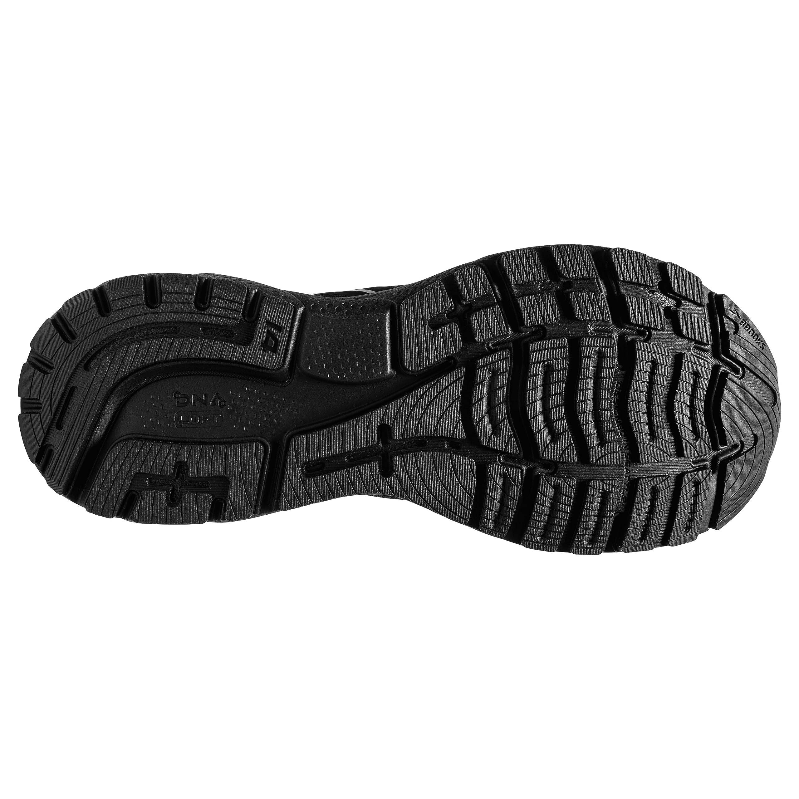 Brooks Men's Ghost 14 GTX Waterproof Neutral Running Shoe - Black/Black/Ebony - 9 Medium