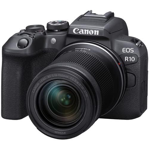 Canon EOS R10 Mirrorless Camera with 18-150mm Lens with Advanced Accessory and Travel Bundle | 5331C016 | Canon EOS R10 Mirrorless Camera