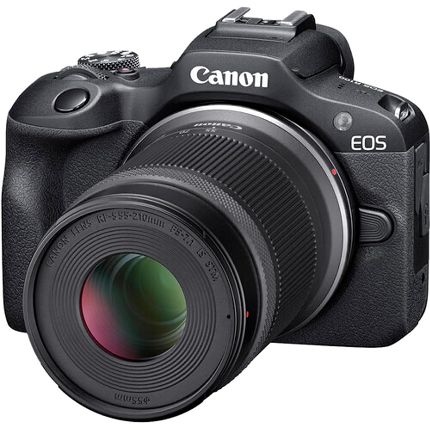 Canon EOS R100 Mirrorless Camera with 18-45mm Lens + Lens Filters + CASE + Accessory Bundle (Renewed)