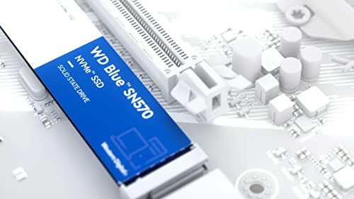 Western Digital 2TB WD Blue SN570 NVMe Internal Solid State Drive SSD - Gen3 x4 PCIe 8Gb/s, M.2 2280, Up to 3,500 MB/s - WDS200T3B0C