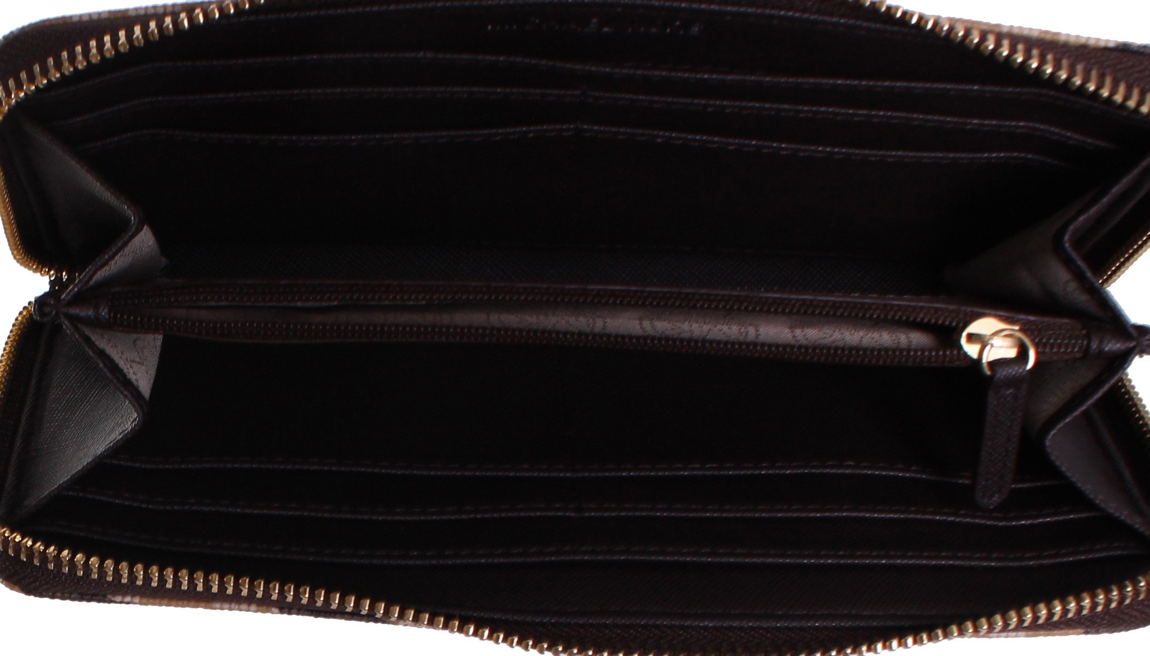Michael Kors Travel Zip Continental Wallet in Dark Khaki
