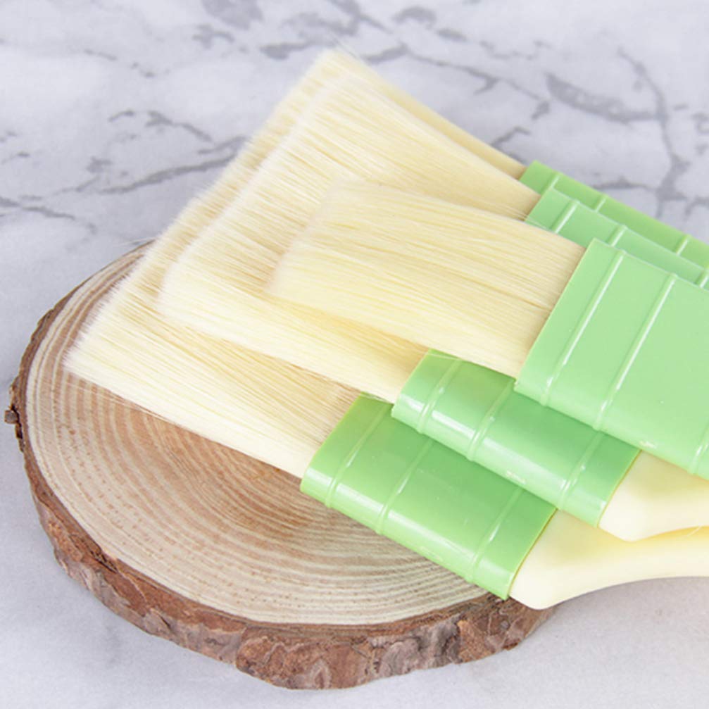 DOITOOL 3pcs Basting Brushes Plastic Pastry Baking Brushes BBQ Sauce Marinade Meat Brushes Glazing Oil Brushes for Bread Cake (Mixed Colors)