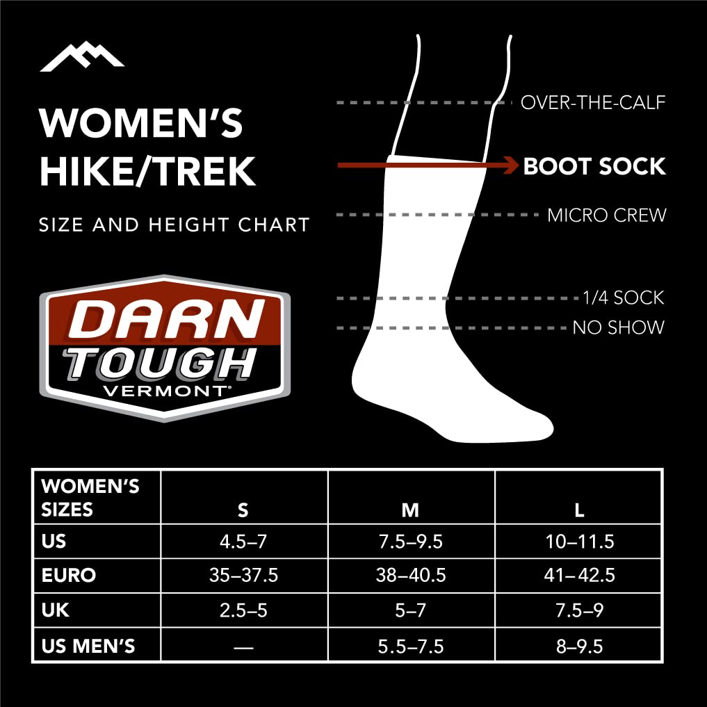 Darn Tough Ryder Boot Midweight with Cushion Sock (Style 5010) - Dark Teal, Large