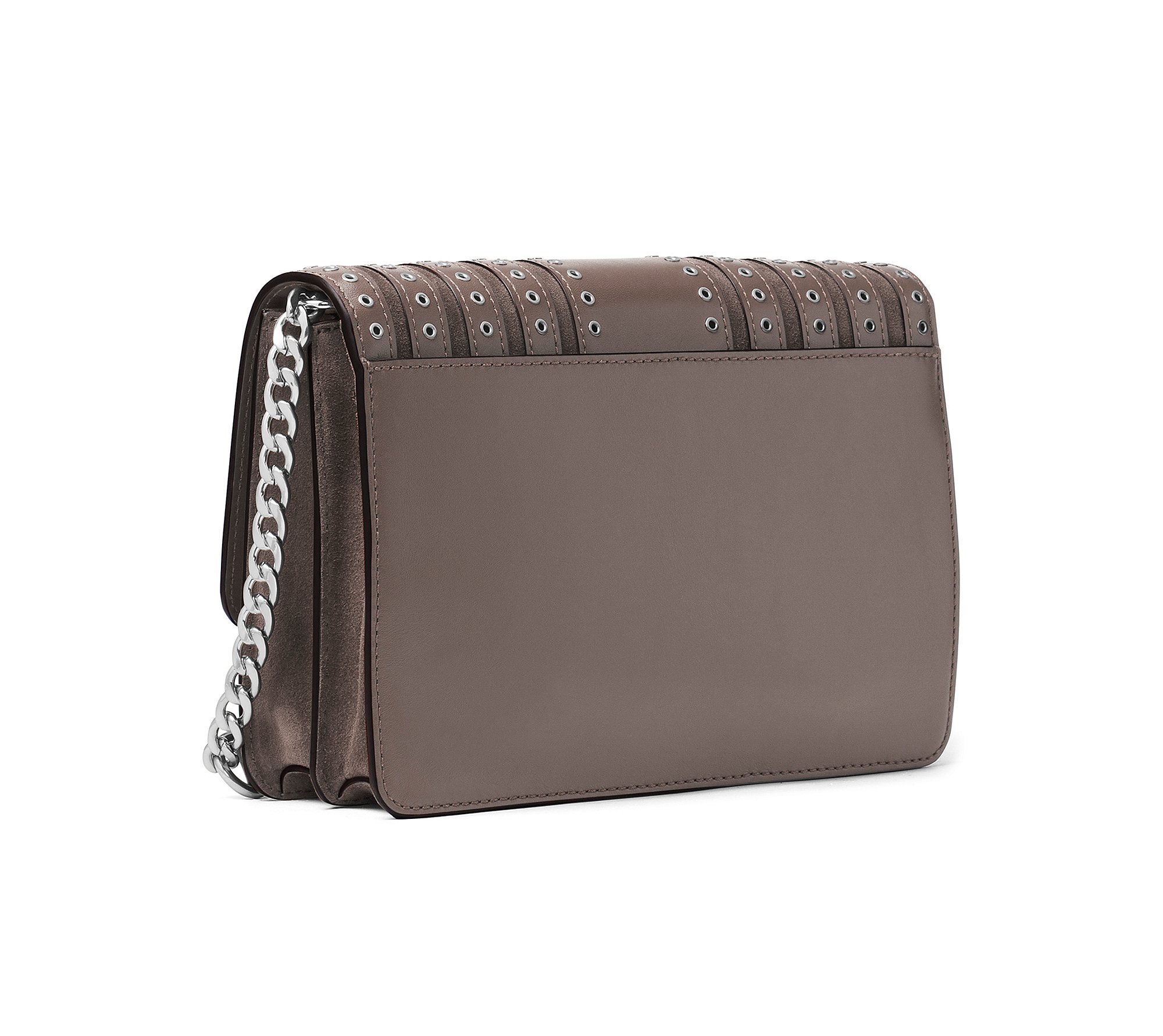 MICHAEL Michael Kors Womens Brooklyn Grommet Lg Crossbody Cinder One Size