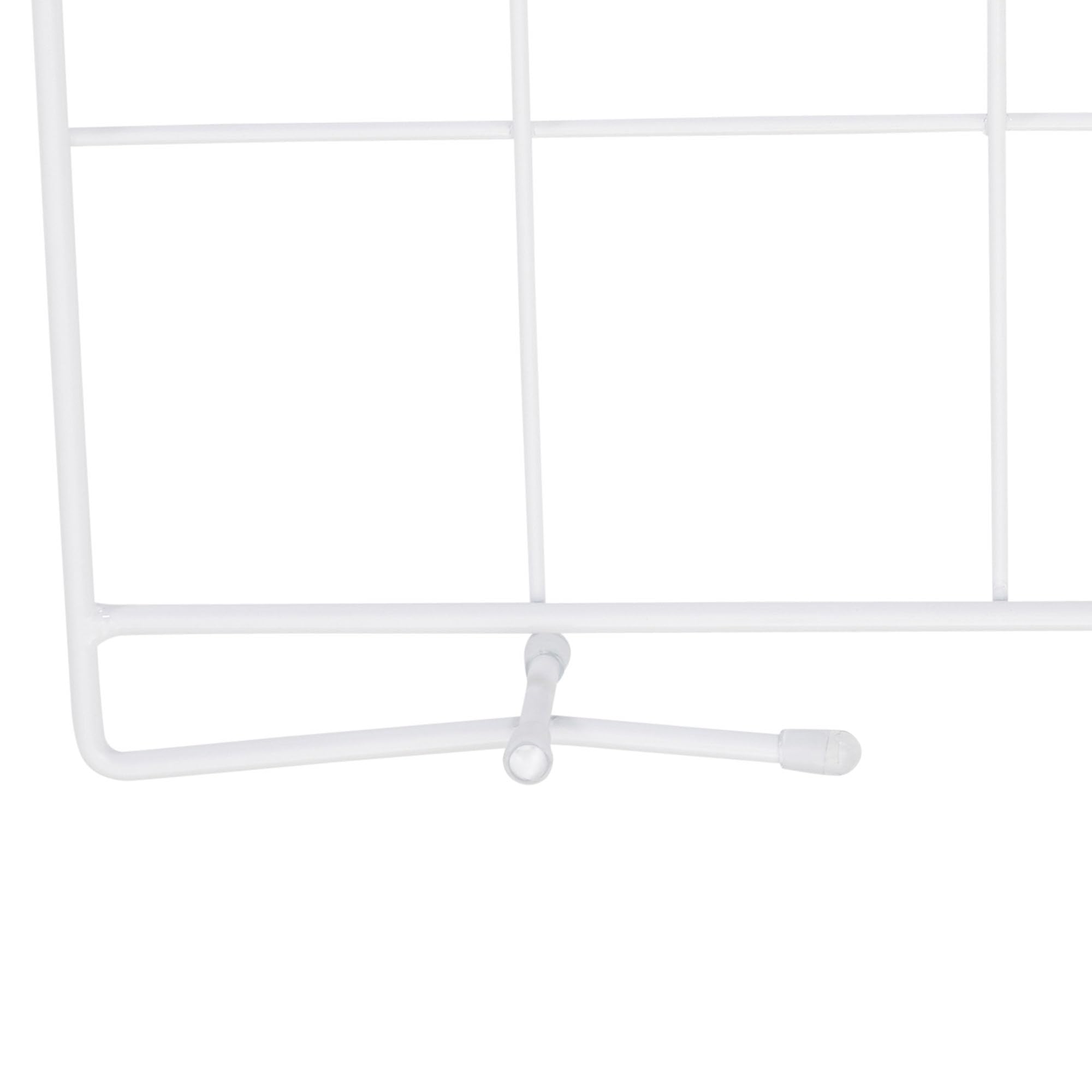 Household Essentials Metal Wire Shelf Dividers for Closet Organization, Set of 2, White