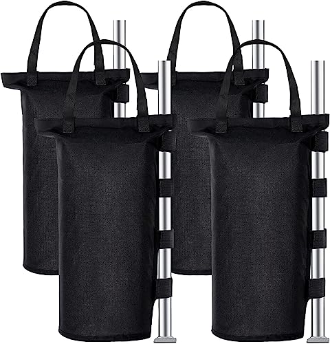 Industrial Gazebo Weights 600D, Set of 4 Gazebo Weights for Gazebos, PVC Inner Coating, Sand Bag for Pop-Up Tent, Canopy or Parasol