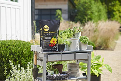 Miracle-Gro Performance Organics All Purpose Container Mix, 6 qt. - Organic, All Natural Plant Soil - Feed for up to 3 Months - All-Purpose Formula for Vegetables, Flowers and Herbs, 2-Pack