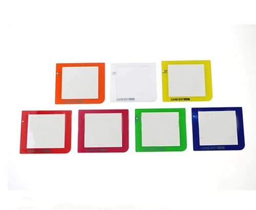 Plastic Protective Screen Lens Protector Cover for Game Boy Pocket GBP Replacement (Black)