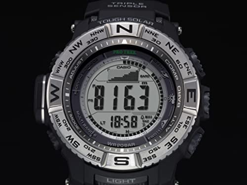 Casio Men's Pro Trek PRW-3500-1CR Solar Powered Atomic Resin Digital Watch