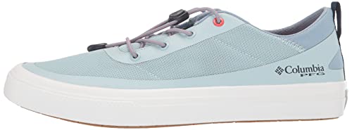 Columbia Women's Bonehead PFG Boat Shoe, Mountain Mist/Collegiate Navy, 8.5