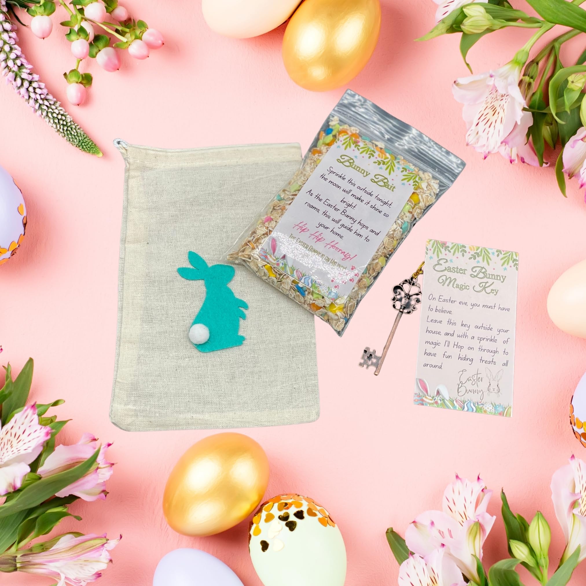 Easter Bunny Evidence Kit - Easter Bunny Magic Key, Bunny Footprints, Easter Bunny Letter, Bunny Bait, Easter Bunny Proof