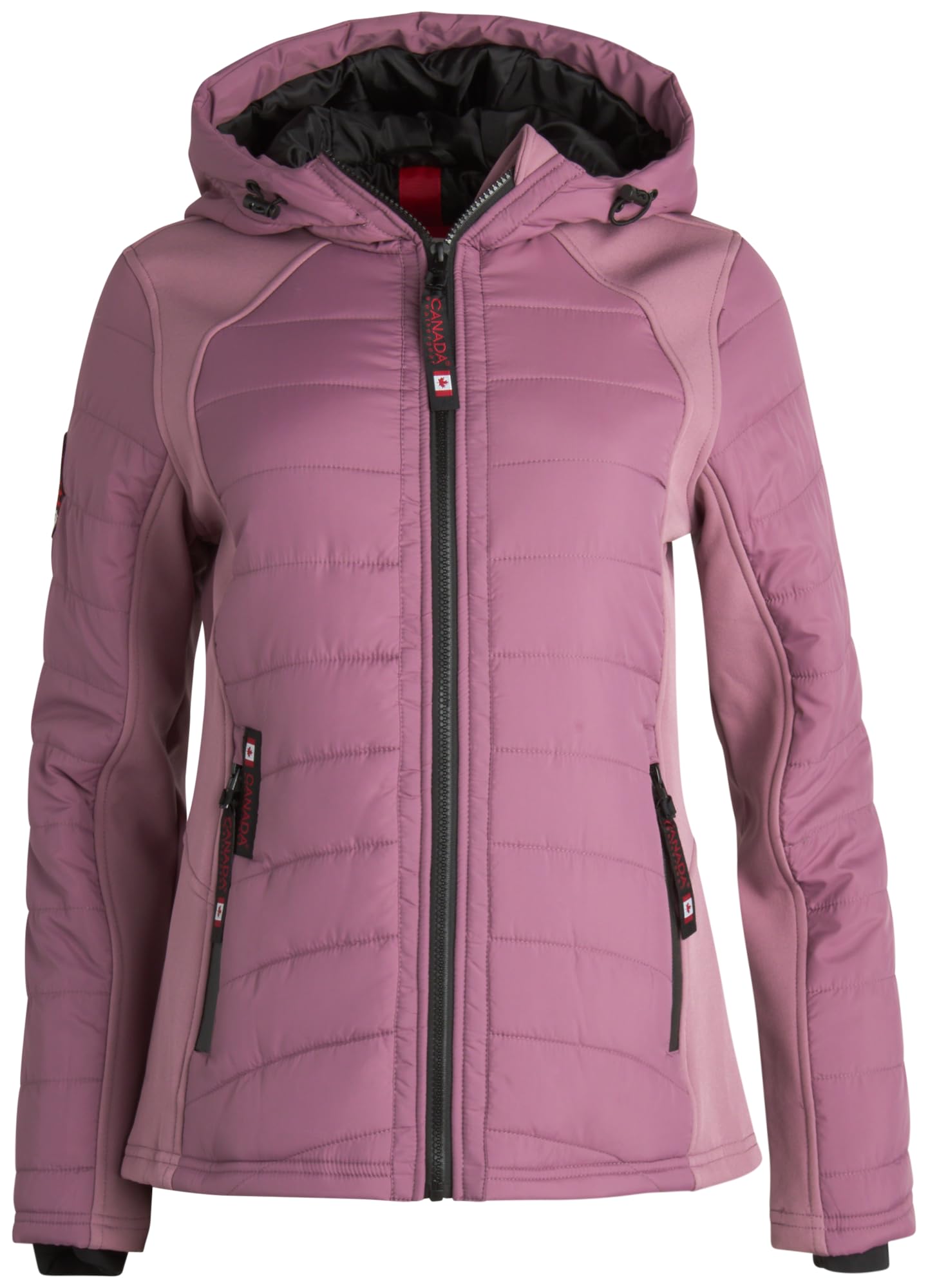 CANADA WEATHER GEAR Women’s Jacket – Lightweight Quilted Puffer Coat – Casual Jacket for Women (S-XL), Size Medium, Black