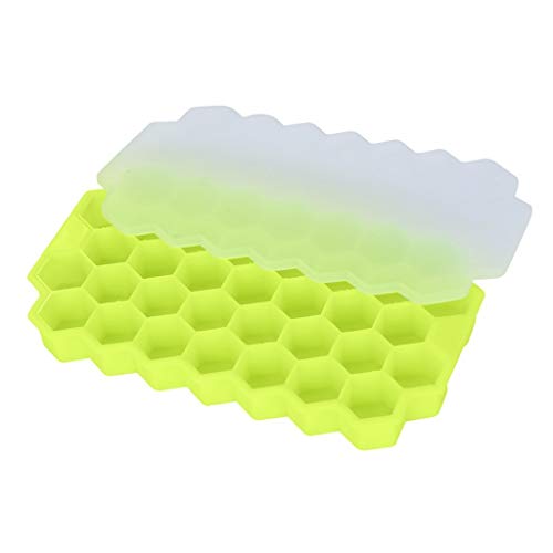 Containers Ice-Cube Tray Maker Ice-Cube Faveolate Shape Storage Ice Kitchen,Dining & Bar Baby Food Freezer Tray with Silicone