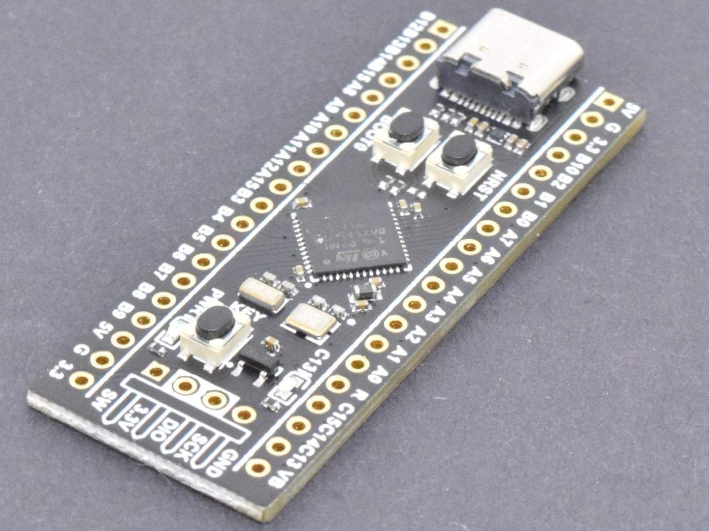 CANADUINO 3 x STM32 Black Pill STM32F411CEU6 - V3.1 (New) - 512kB Flash - ST-Link V2 Included