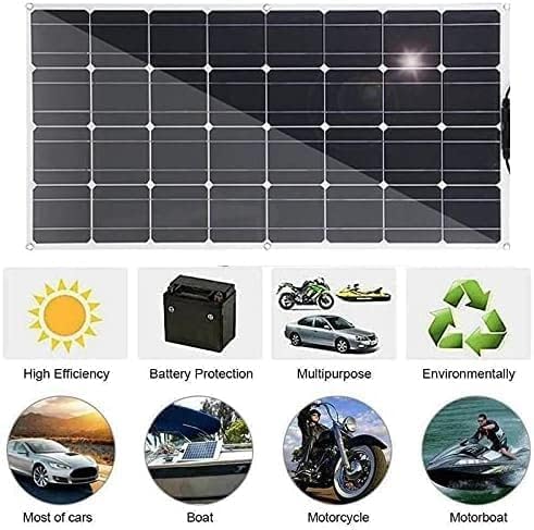 CAJUCA Solar Panel 800W 400W Solar Panel Solar Cells 30A Charger USB Controller Solar Panel Kit Complete Power Charge System Outdoor,400w