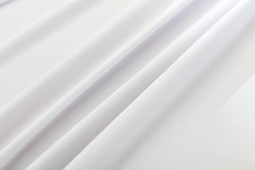KULLAMEE 2pcs White Lash Bed Cover Fitted for 6FT Lash Table or Massage Bed Lash Extension Bed Spandex Bed Cover (White/Cream 2)