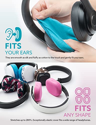 for Earpads Repair & Protection | Mimimamo Super Stretch Headphone Cover L Size (Black) May not fit All Headphones. Please Confirm Compatibility on Mimimamo's Website