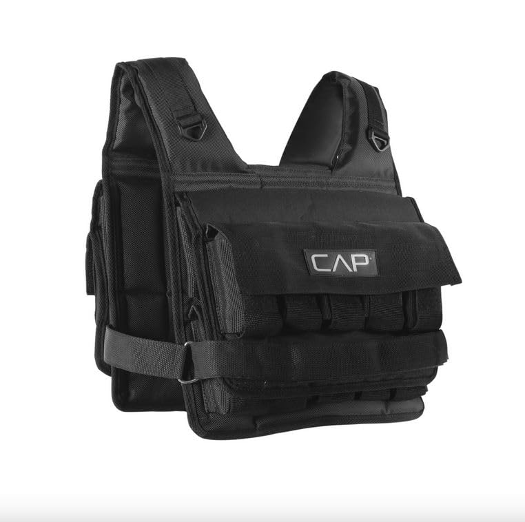 CAP Barbell 40-Pound Adjustable Weighted Vest, Camouflage
