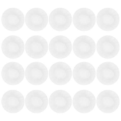 Healifty Headphone Covers 50pairs Sleeve Disposable Ear Most Stretchy Woven Nonwoven Headphones for Non- on Fit White Earpad Sweatproof Cover, Protector Earpads Covers Headphone of