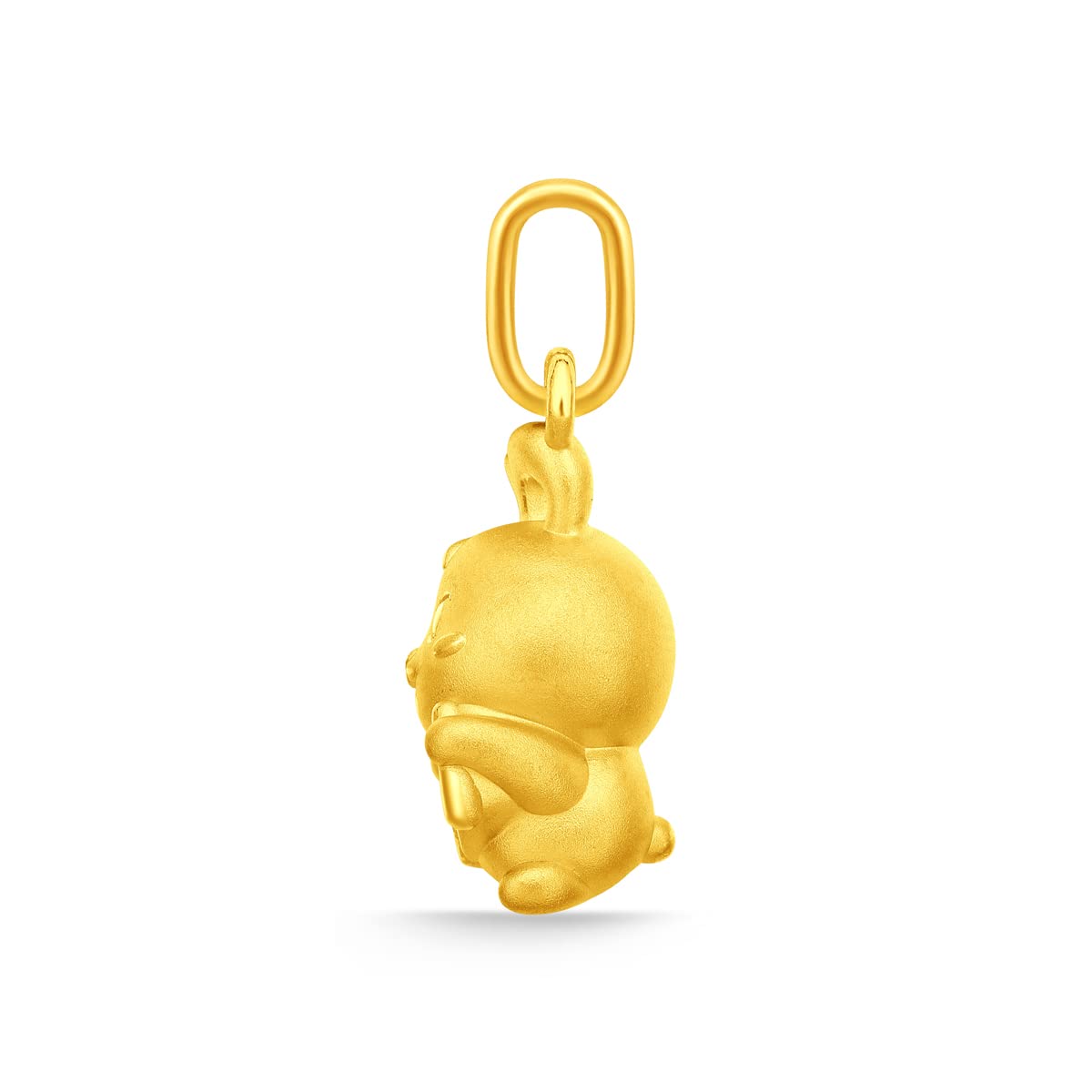 CHOW TAI FOOK 999 Pure 24K Gold Year of Rabbit Auspicious Bunny Pendant