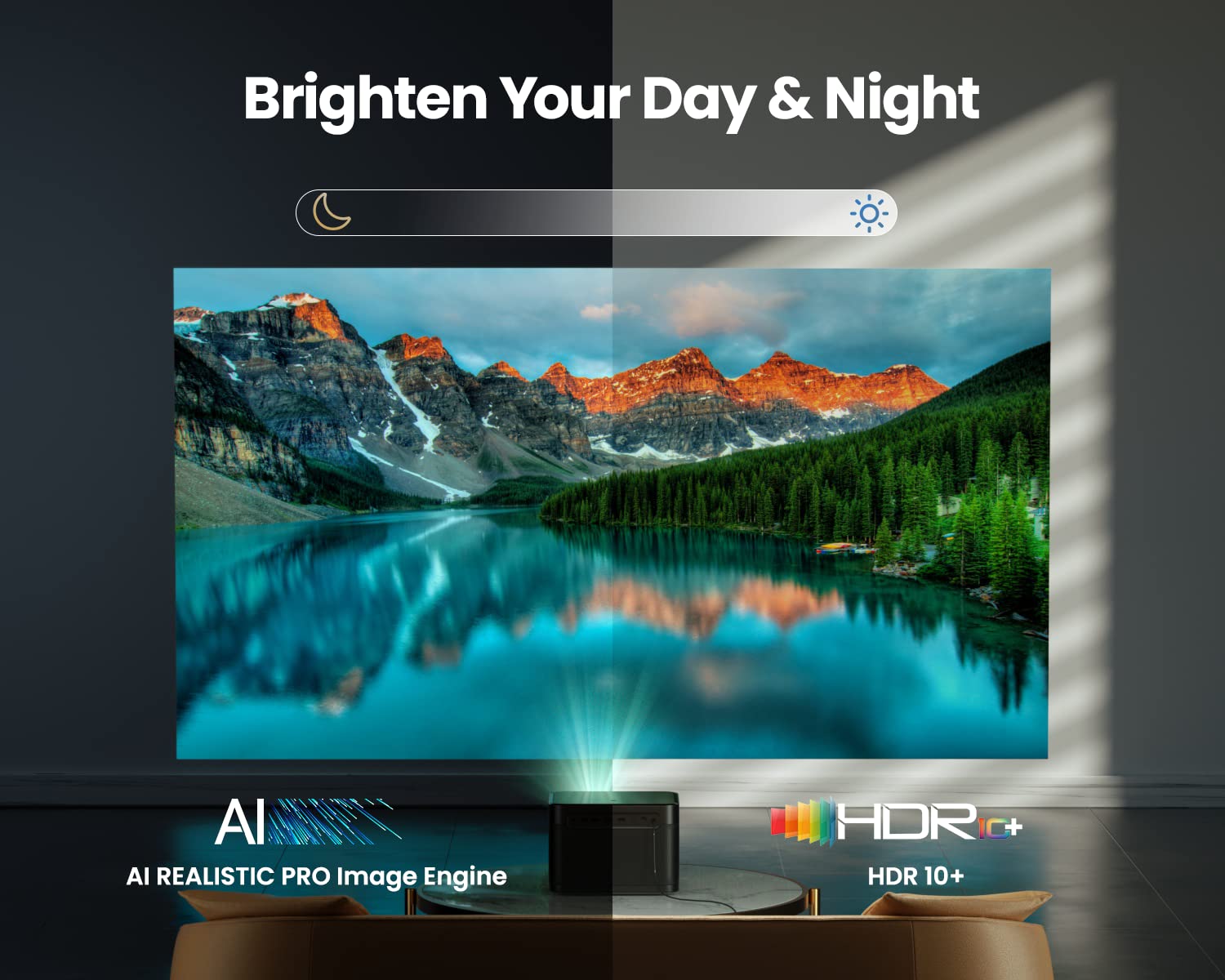 Dangbei Mars Pro 4K Projector with Mini Streaming Dongle