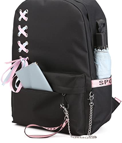 ISaikoy Anime Darling in the FranXX Backpack Shoulder Bag Bookbag Student School Bag Daypack Satchel 1