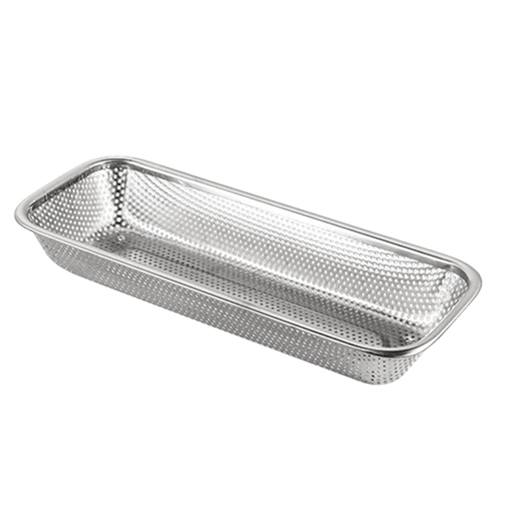 DOITOOL Dishwasher Silverware Cutlery Basket Spoon Fork Case Sink Basket Rack Organizers Cutlery Silverware Storage for Cooking Countertop Silver