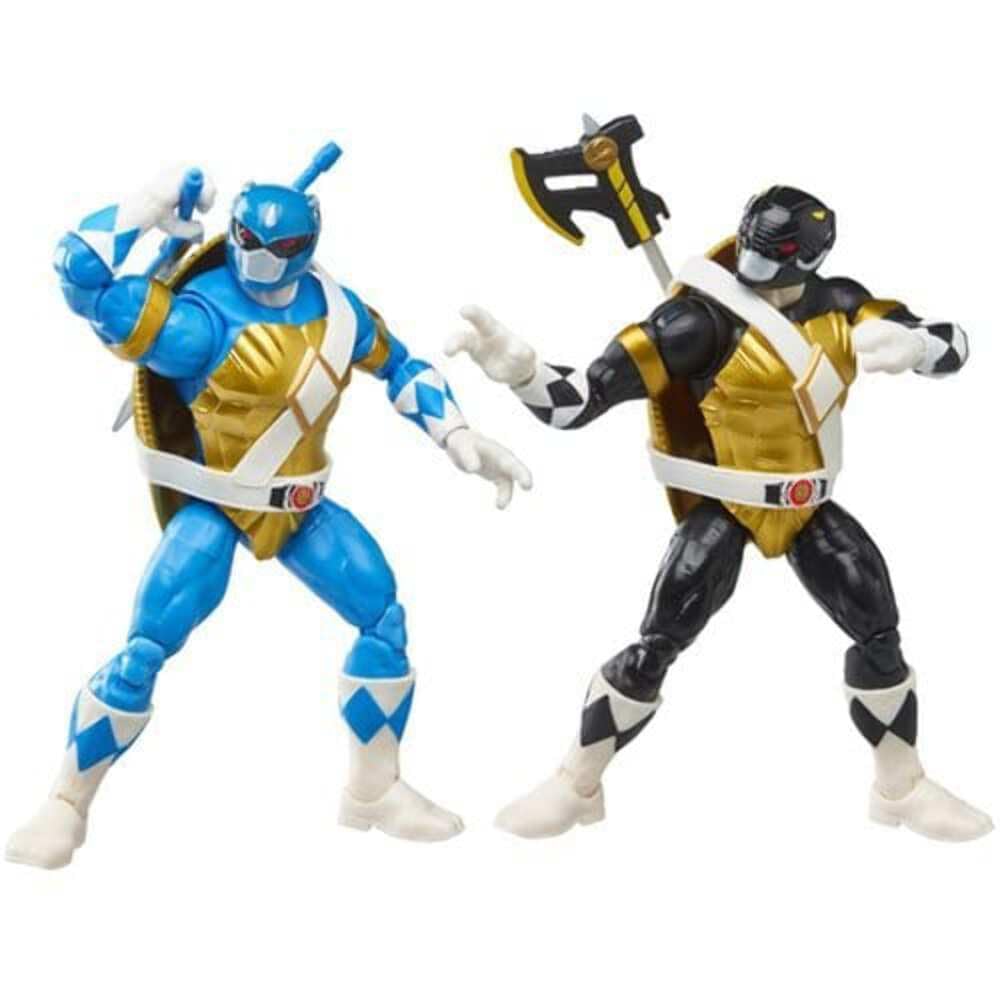 Power Rangers X TMNT Foot Soldier and Red Ranger Figures