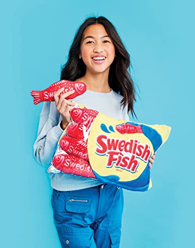 iscream Swedish Fish Package 12" x 18" Pillow Set with Mini Fish Candy Pillows