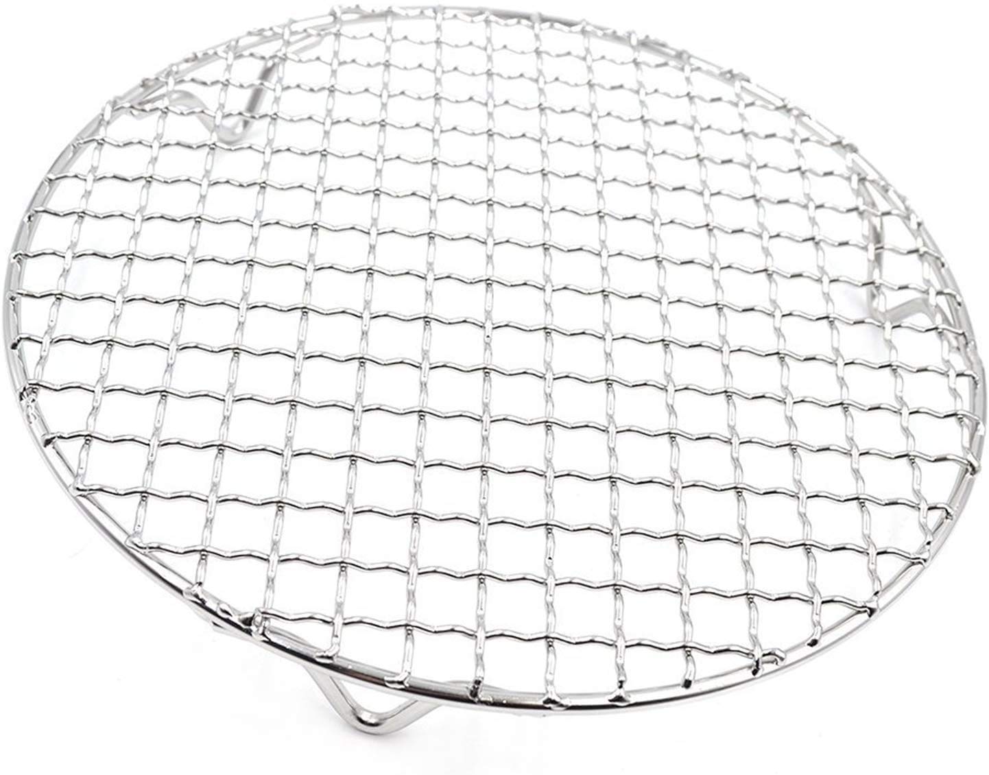 Comicfs Steaming Racks Dia 11.6" Round Barbecue Grids Cross Wire Footed Steaming Stainless Steel Cooling Rack with Legs Multi-Purpose Grill Rack for Airfryer Instant Pot/Pressure Cooker (29.5cm/11.6")