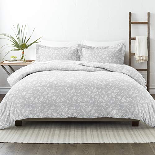 Linen Market Twin Duvet Cover (Light Gray) - Experience Hotel-Like Comfort with Unparalleled Softness, Exquisite Prints & Solid Colors for a Dreamy Bedroom – Duvet Cover Twin Set with 1 Pillow Sham