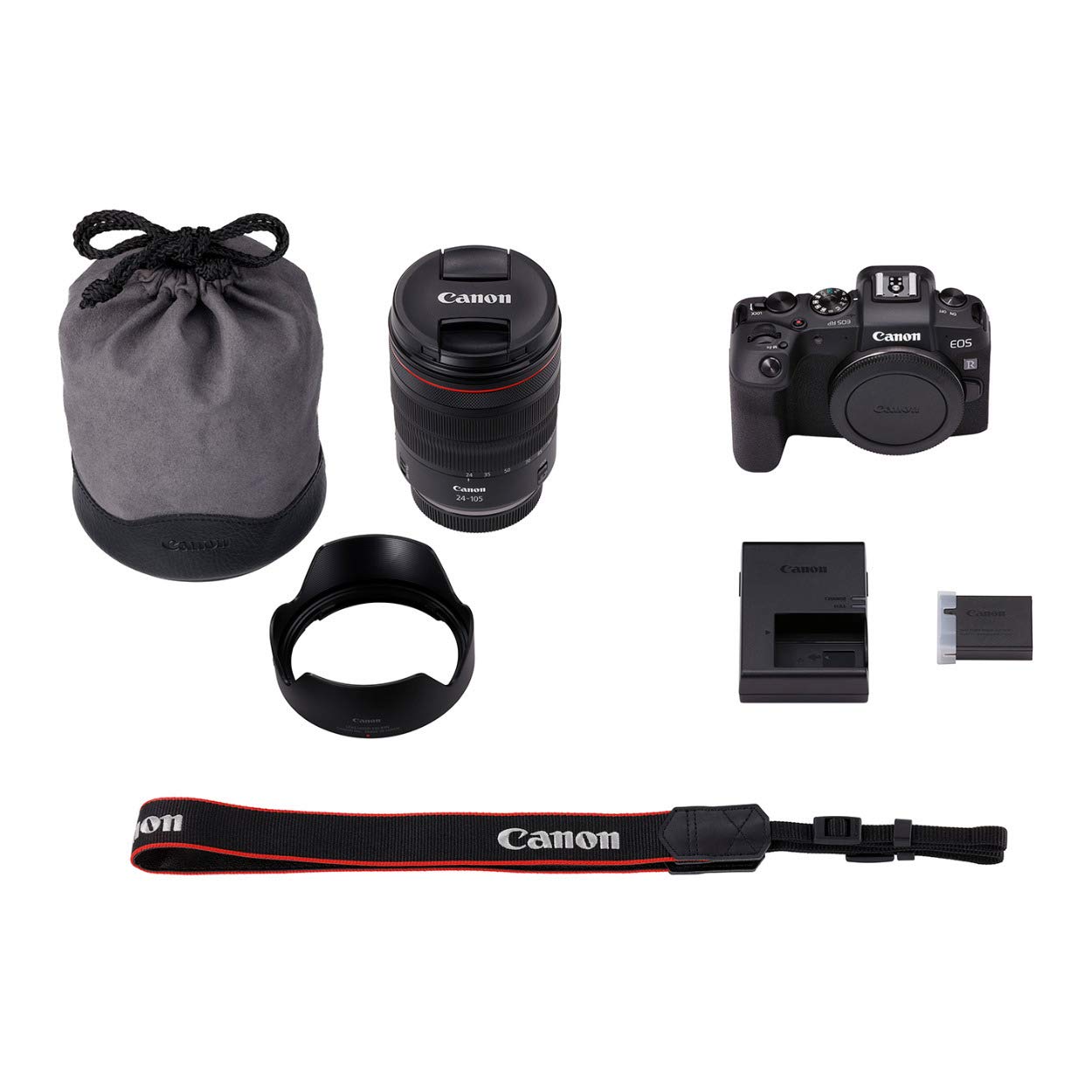 Canon EOS RP Mirrorless Camera with RF 24-105mm F/4L is USM Lens, Black - 3380C012