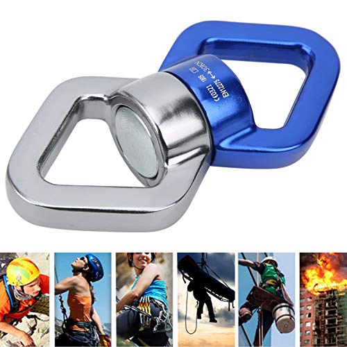 Climbing Safety Swing 360° Rotator Hanging Accessory for Yoga(grey blue)