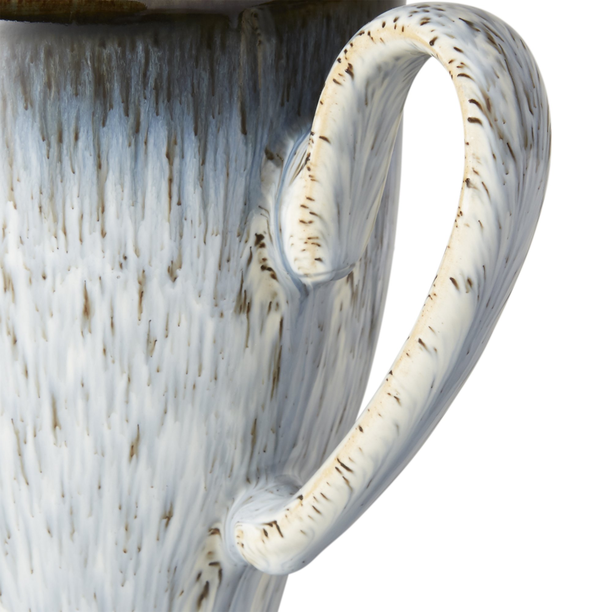 Denby Halo Set of 4 Mugs, 1 Count (Pack of 1), Blue - Black
