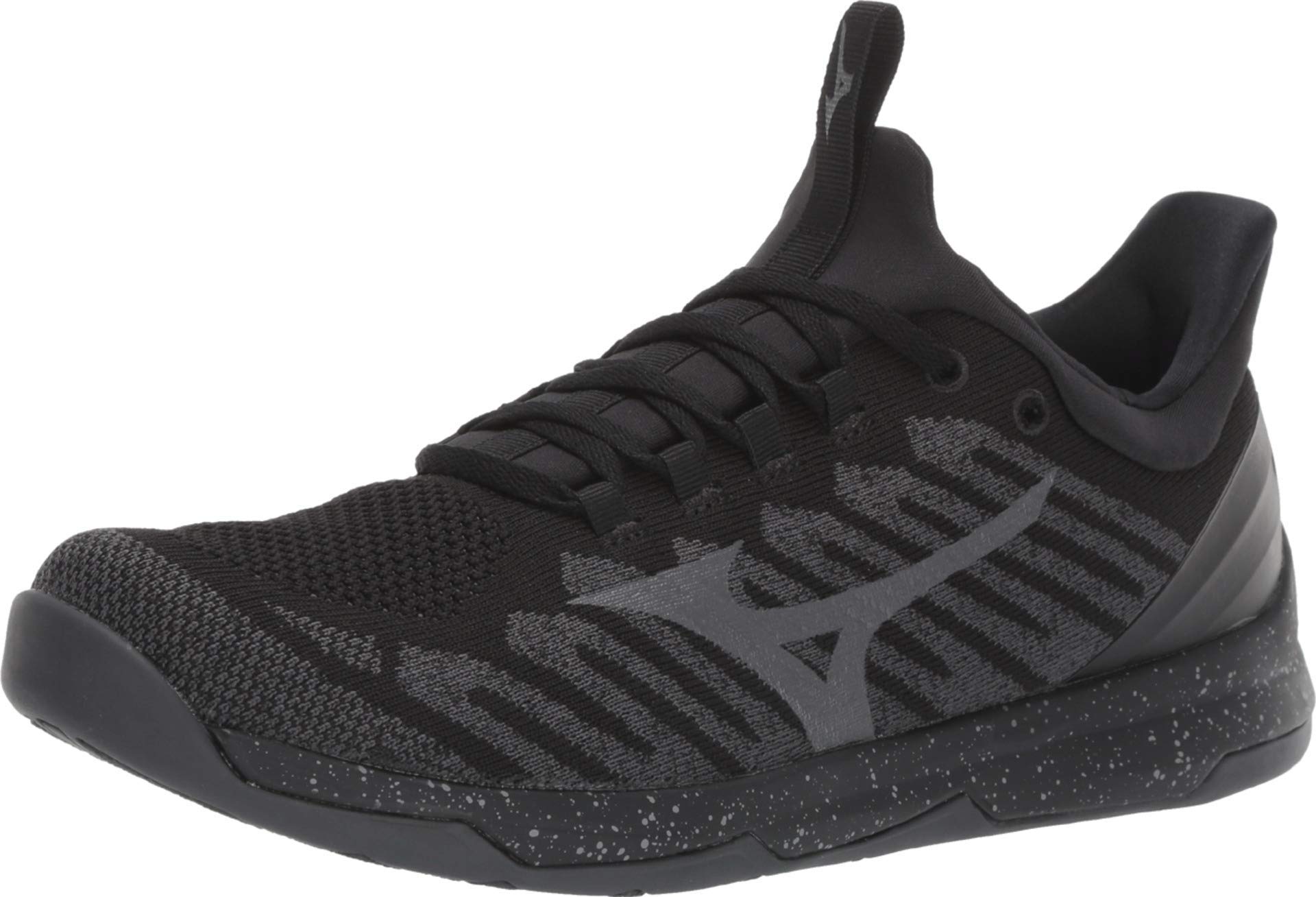 Mizuno Men's TC-01 Cross Training Shoe, Cross Training Sneakers for all forms of Exercise, Black-Grey, 11 D US