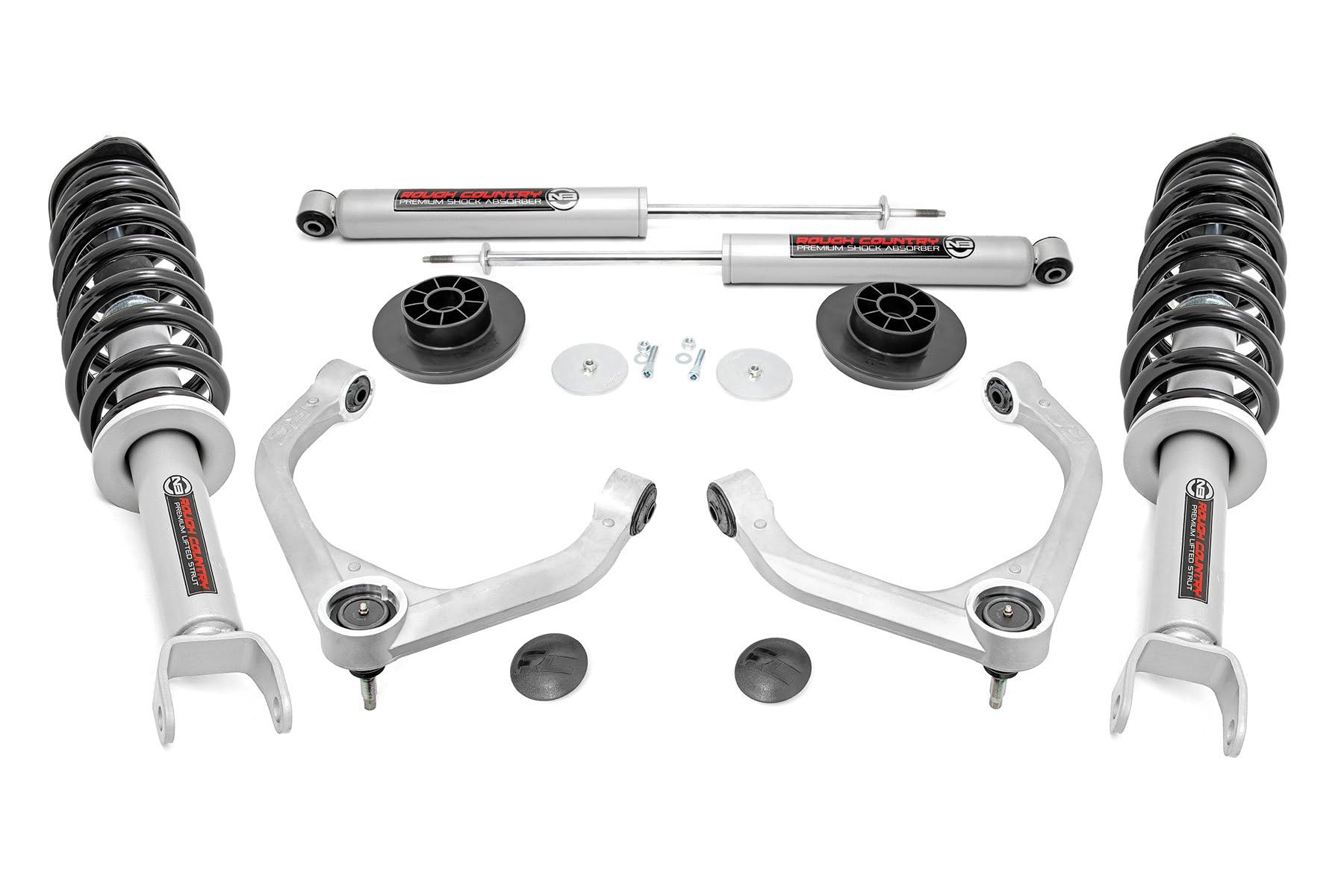 Rough Country 3.5" Lift Kit w/N3 Struts & Shocks for 19-24 Ram 1500 4WD - 31431