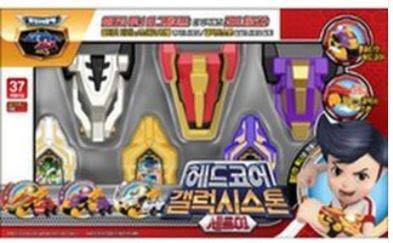 Dino Core Season 3 Head Core Galaxy Stone Set No.1 (Head Core 3 Types + Galaxy Stone 3 Types)