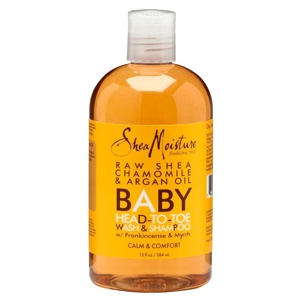 Shea Moisture Organic Raw Shea Chamomile & Argan Oil Baby Head-to-Toe Wash & Shampoo - 12 Oz ( Multi-Pack)