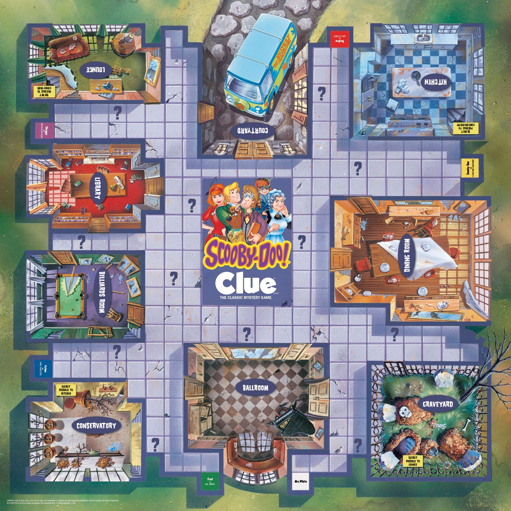 CLUE: Scooby Doo! Board Game | Official Scooby-Doo! Merchandise Based on The Popular Scooby-Doo Cartoon | Classic Clue Game Featuring Scooby-Doo Characters | Gather The Gang and Solve The Mystery!