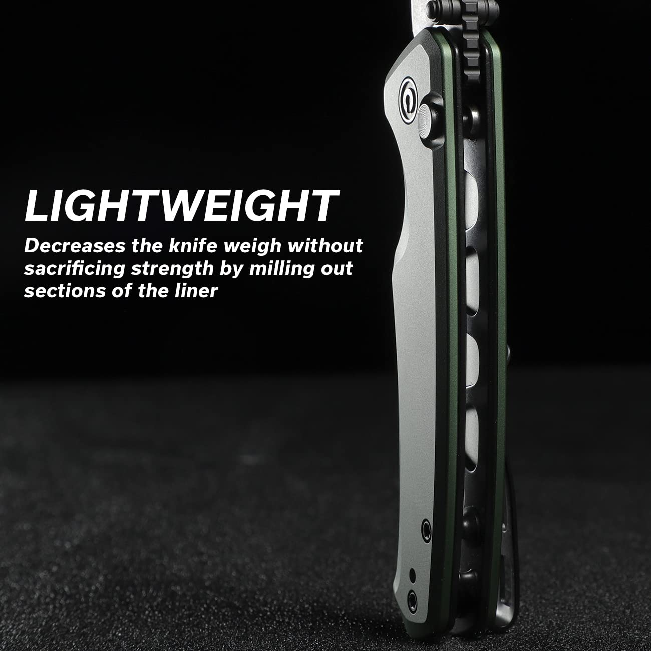 CIVIVI Pocket Folding Knife with Button Lock and Thumb Stud Opener, 2.97" Nitro-V Blade Aluminum Handle, Altus Utility Small Knife for Men Women EDC C20076-5