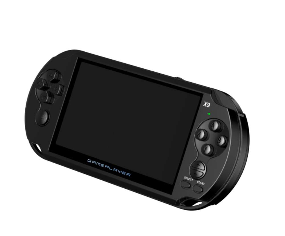 Portable X9 Retro Video Game Console 5.1 Inch Screen 8GB Handheld Gaming Player (Black)