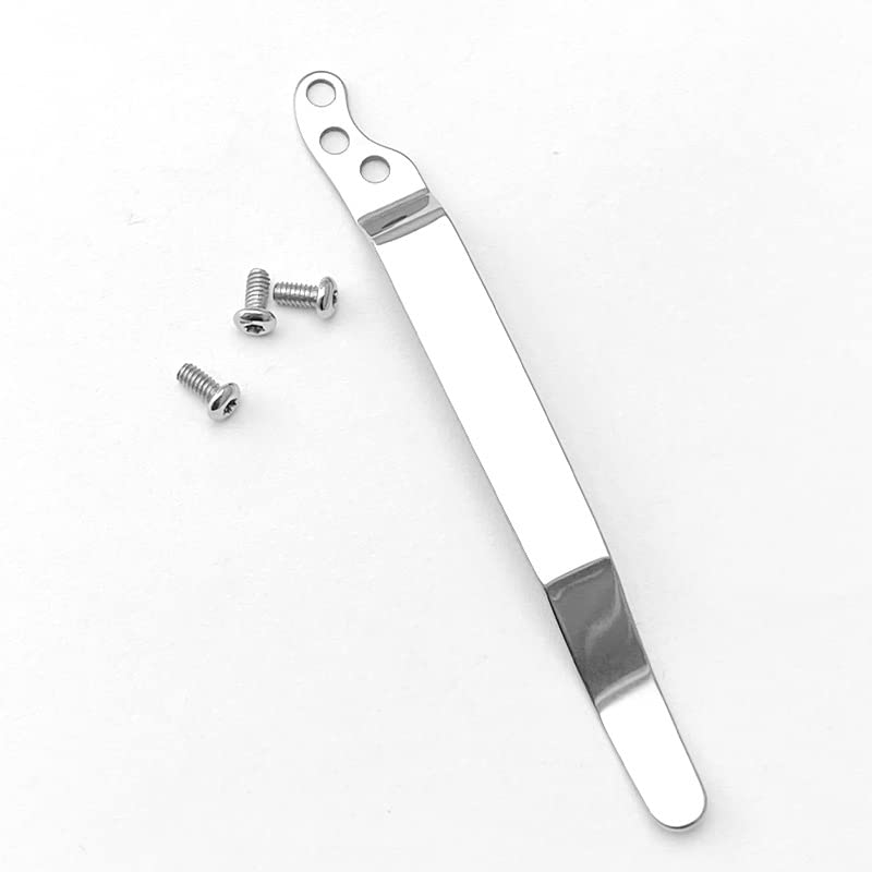 Echeson Knife Clip Tool DIY Parts Stainless Steel Back Clip Pocket Clip