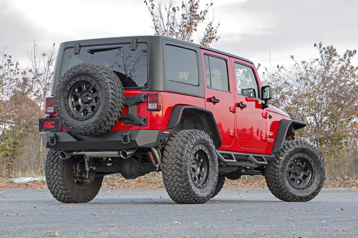 Rough Country HD Tire Carrier Kit for 2007-2018 Jeep Wrangler JK - 10523