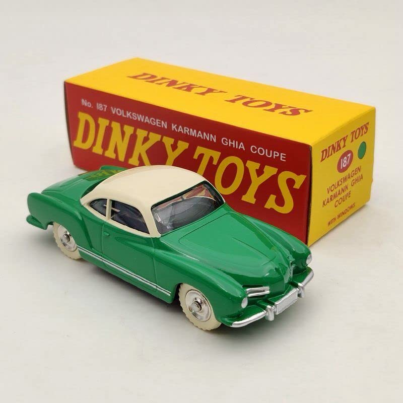 DeAgostini 1:43 Dinky Toys 187 for Volkswagen Karmann GHIA Coupe Diecast Model Toys Car Limited Collection Auto Gift